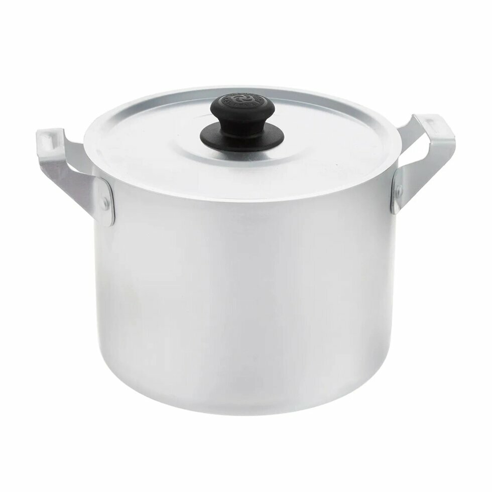 Кастрюля алюминиевая с крышкой, 14025 матовая, 2,5 л