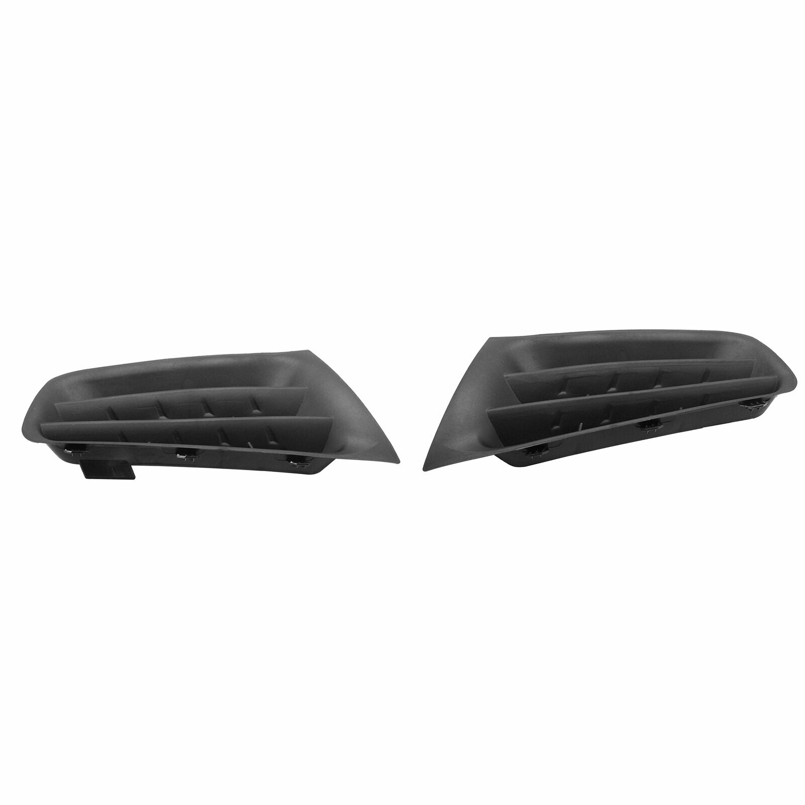 1 пара решеток передней бамперной левой и правой для замены Renault Megane MK2 2002-2005, OEM 7701474478, пластик, черный, вес 375г/13.2унции, размер 34*15*5см/13.4*5.9*2дюйма