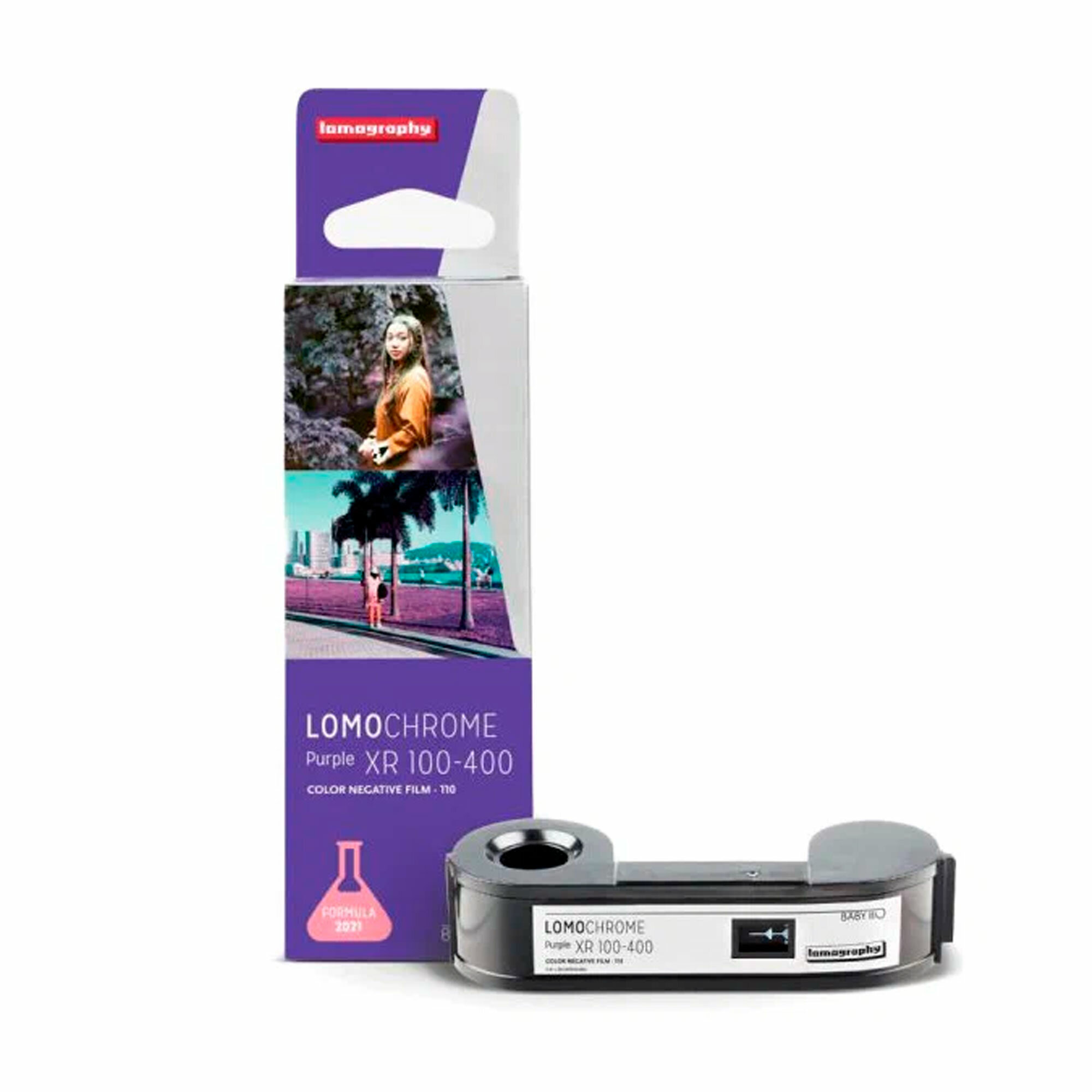 Фотопленка Lomography LomoChrome Purple 110, цветная, негативная, 24 кадра, ISO 100-400