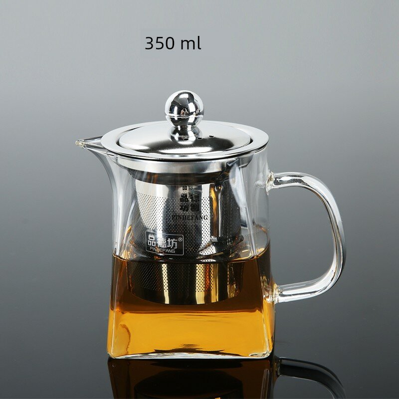 Чайный чайник Shanjing Teahouse, утолщенный термостойкий чайник из боросиликатного стекла, большой чайник из
