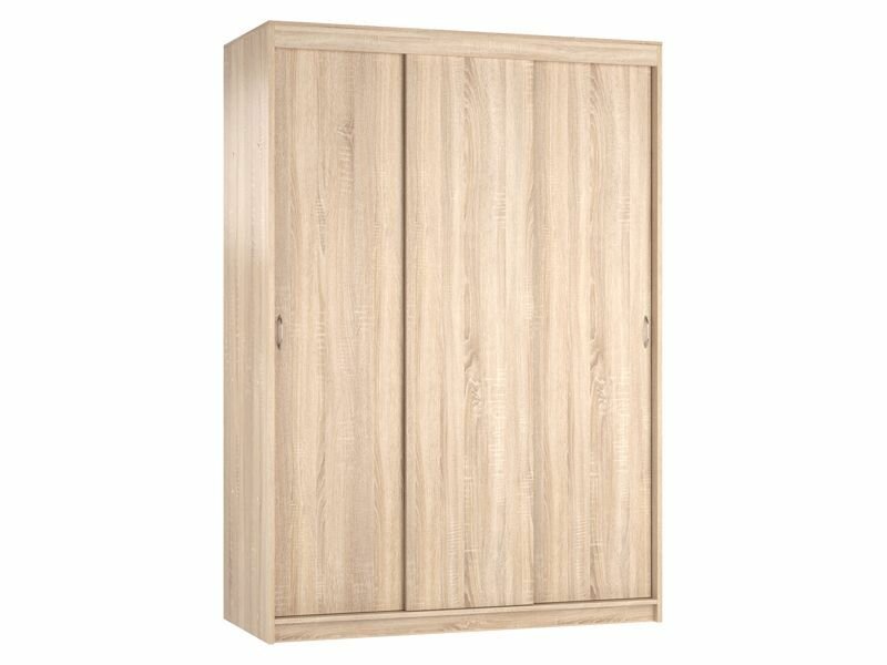 Шкаф купе для одежды со штангой "Эко 3" 150х200х45 Дуб сонома