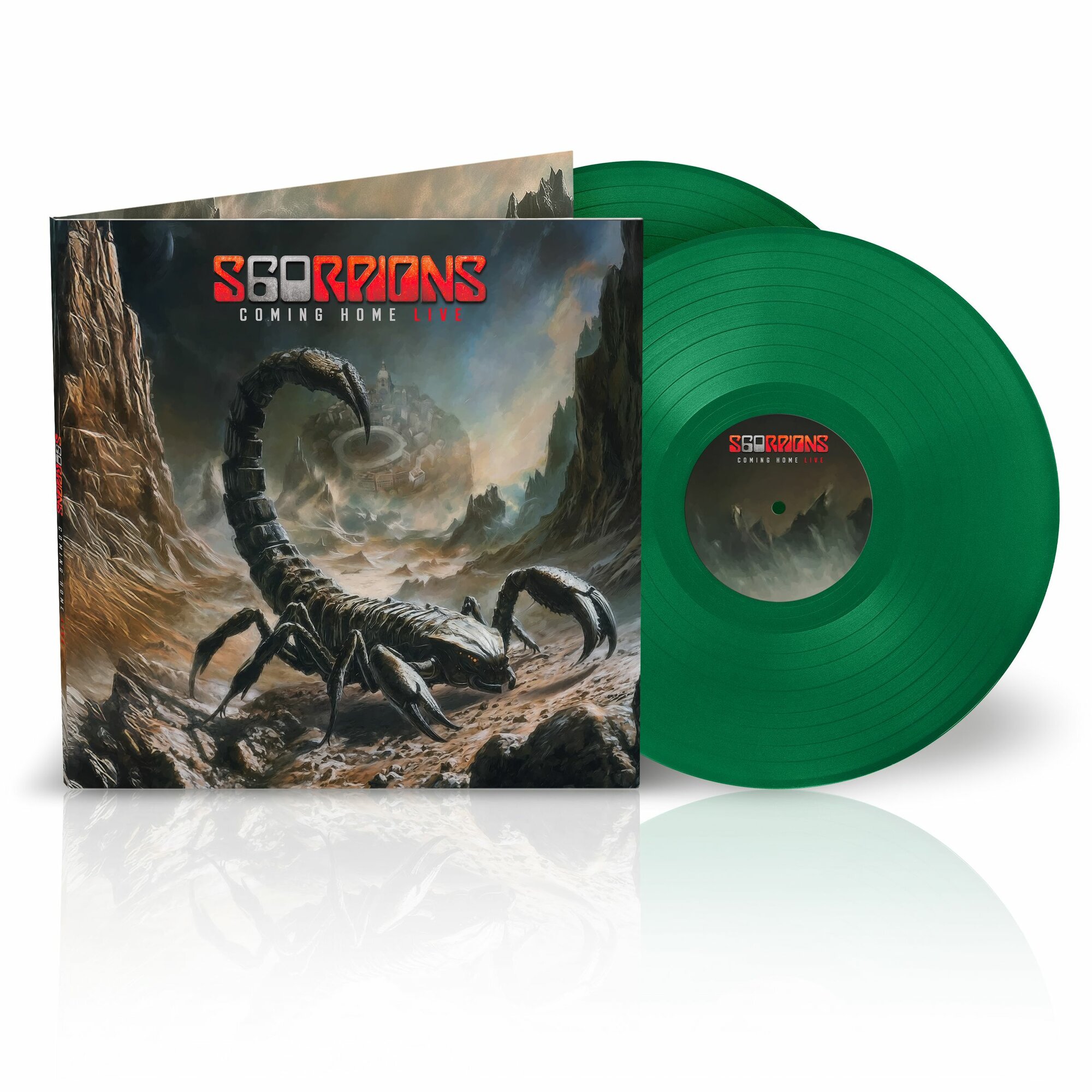 Виниловая пластинка Scorpions - Coming Home Live (180g) (Limited Edition) (Green Vinyl) (2 LP) (2 LP)
