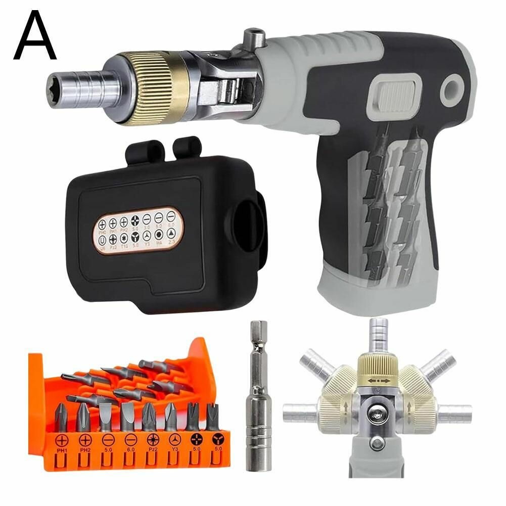 Отвертка с храповым механизмом двойного назначения
