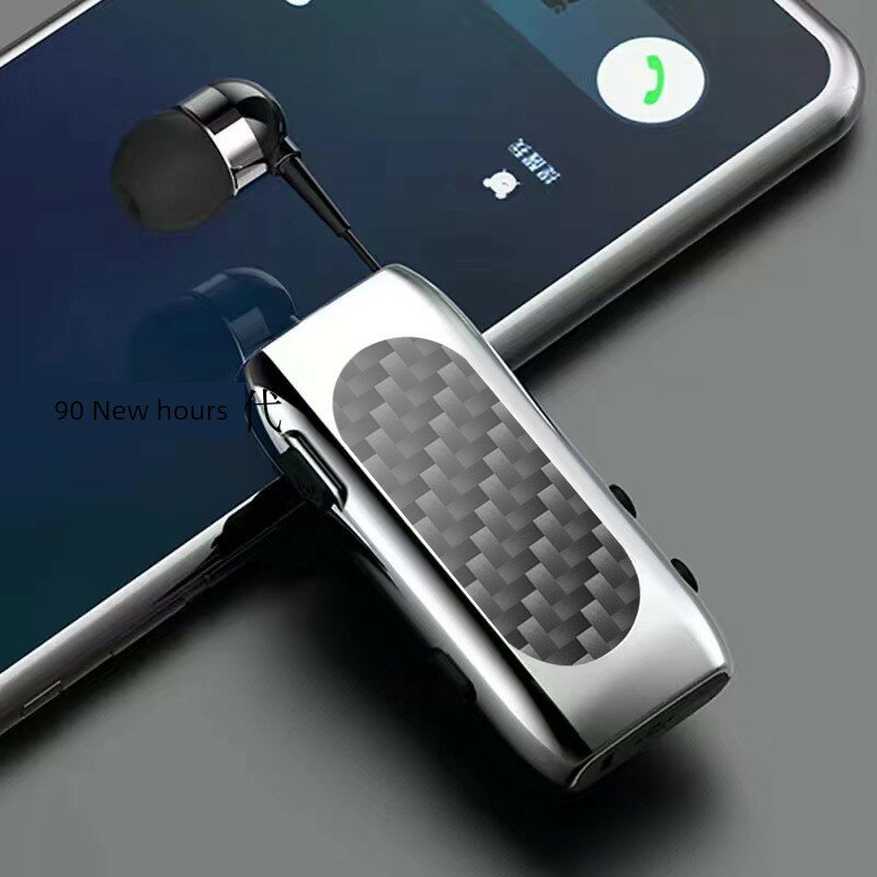 K55 Беспроводные наушники Bluetooth 5.2 вкладные с карбоновым покрытием, 20 часов работы, серебристые для бега и