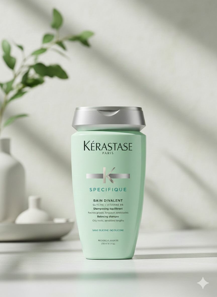Kerastase SPECIFIQUE Bain DIVALENT Шампунь для жирной кожи головы профессиональный 250мл