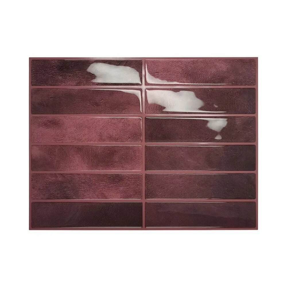 Самоклеящиеся стеновые панели наклейки , для ванной, гостиной, декора помещений и мебели, фартук для кухни на стену . Имитация кафельной плитки 22.9*29см. Комплект - 5 шт