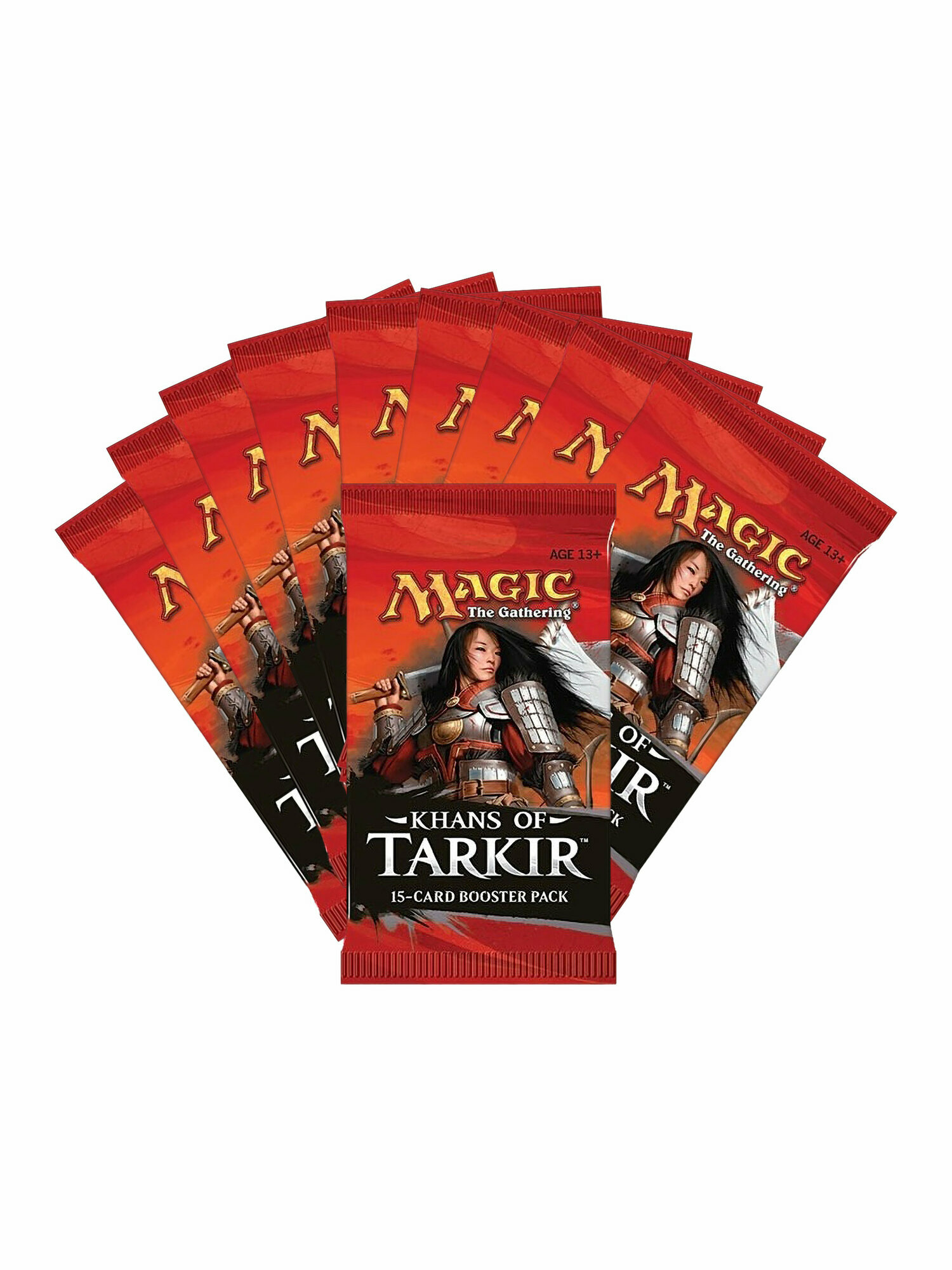 Magic The Gathering: 10 бустеров MTG издания Khans of Tarkir на английском