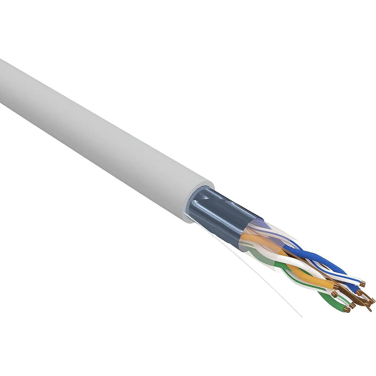 Кабель PROconnect (01-0142-3)F/UTP, CCA, CAT5e, PVC,4PR,24AWG, IND, SOLID,305м