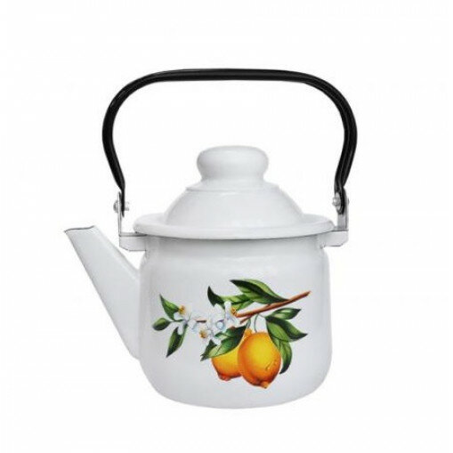 Чайник эмаль 1.0Л лимоны магнитогорск