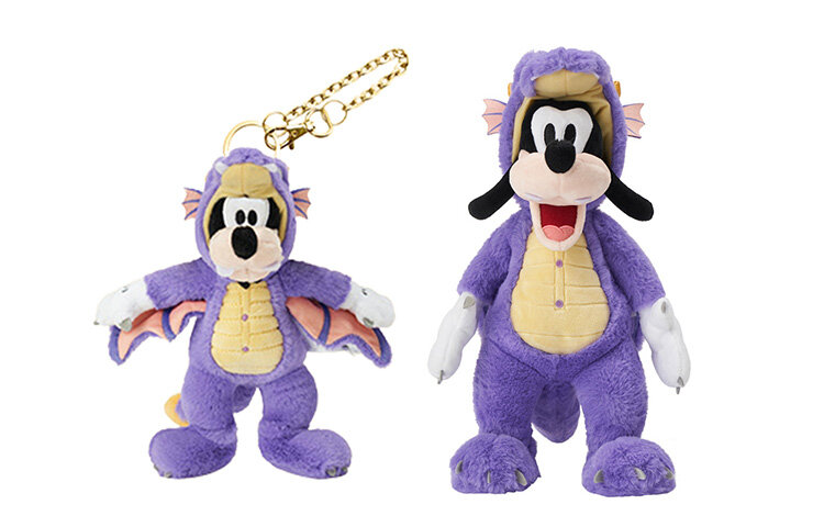 Disney 2023 Halloween Микки Маус и друзья Гуфи Ширью Стайлинг Кукла Подвеска Набор волшебных цветов Милый стиль Куклы