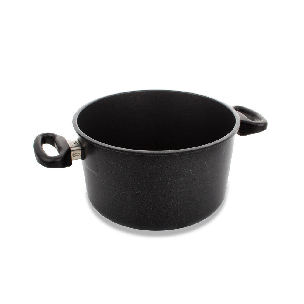 Кастрюля AMT Frying Pans, 24см, 5л, антипригарное покрытие, черный цвет