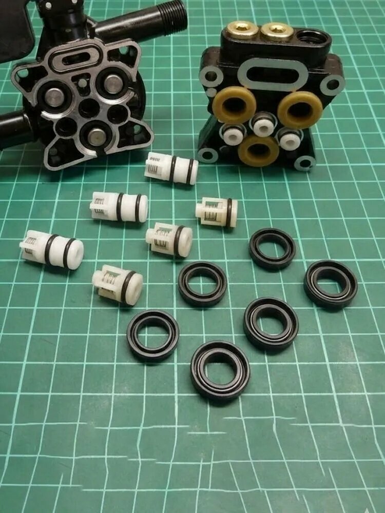 Ремкомплект насоса для мойки высокого давления, клапана и сальники, запчасти для бытовых минимоек