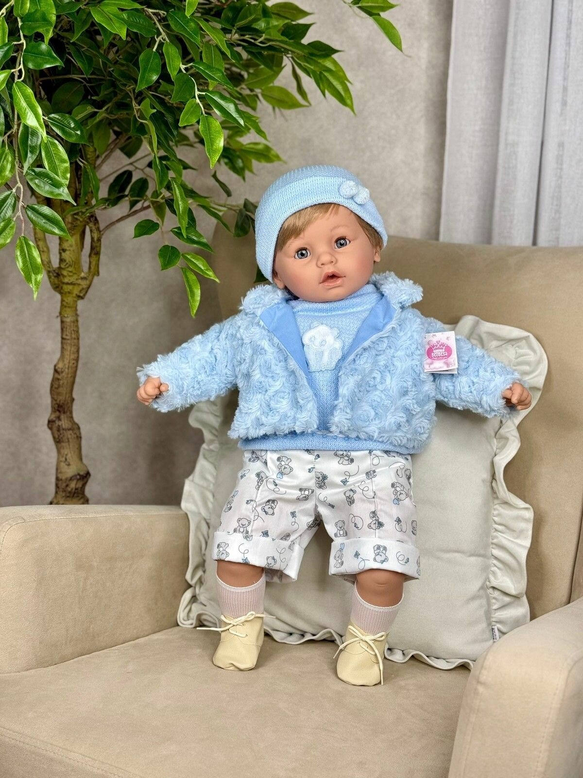 Кукла Berbesa мягконабивная 62см Dulzon