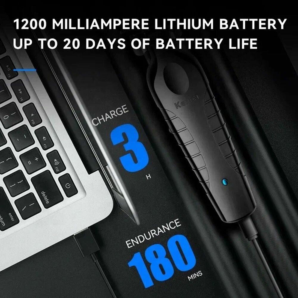 Kemei Триммер для бороды и усов km-2299