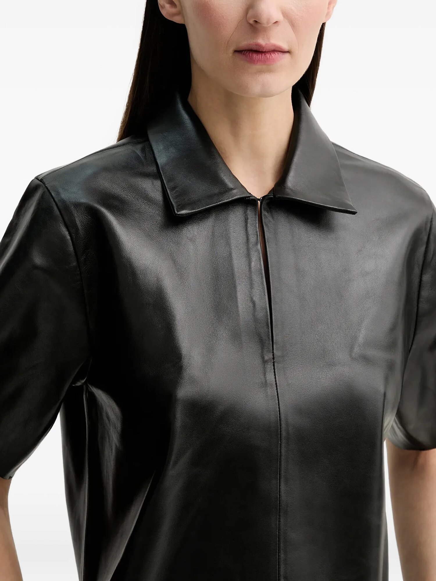 Топ STAND STUDIO Short-sleeve collared top, размер 36-38 — фото 1