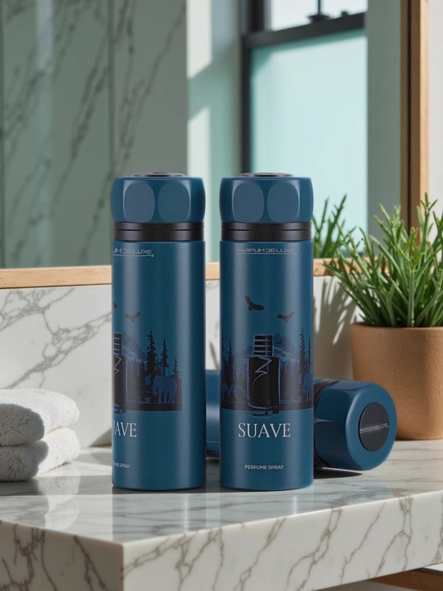 Дезодорант PARFUM DE LUXE COLLECTION SUAVE, спрей, мужской, 200 мл