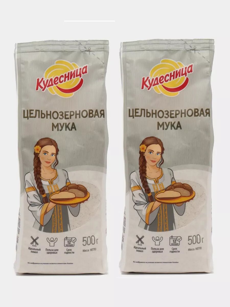 Мука пшеничная цельнозерновая сверхтонкого помола