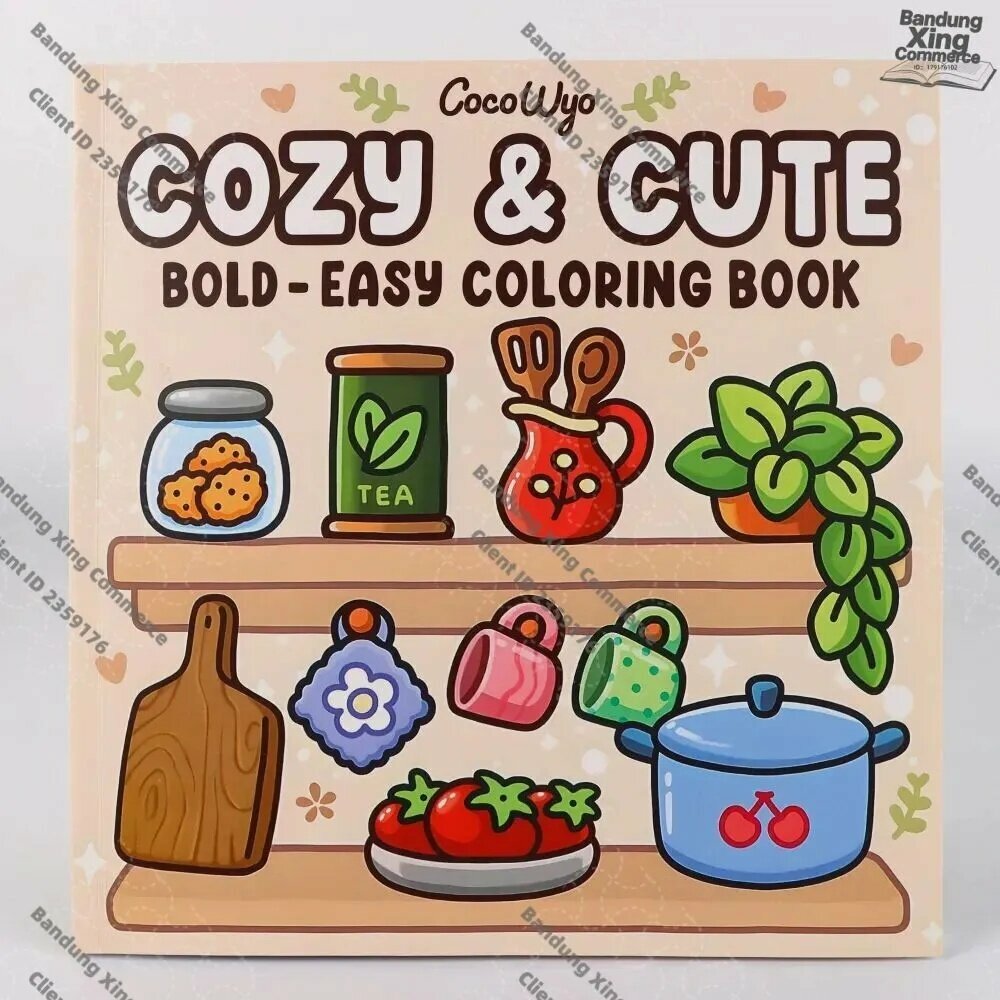 Раскраска антистресс для взрослых и подростков Coco Wyo -Cozy & Cute 11