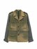 Куртка Khoki Pinstripe panelled jacket, размер 46, green