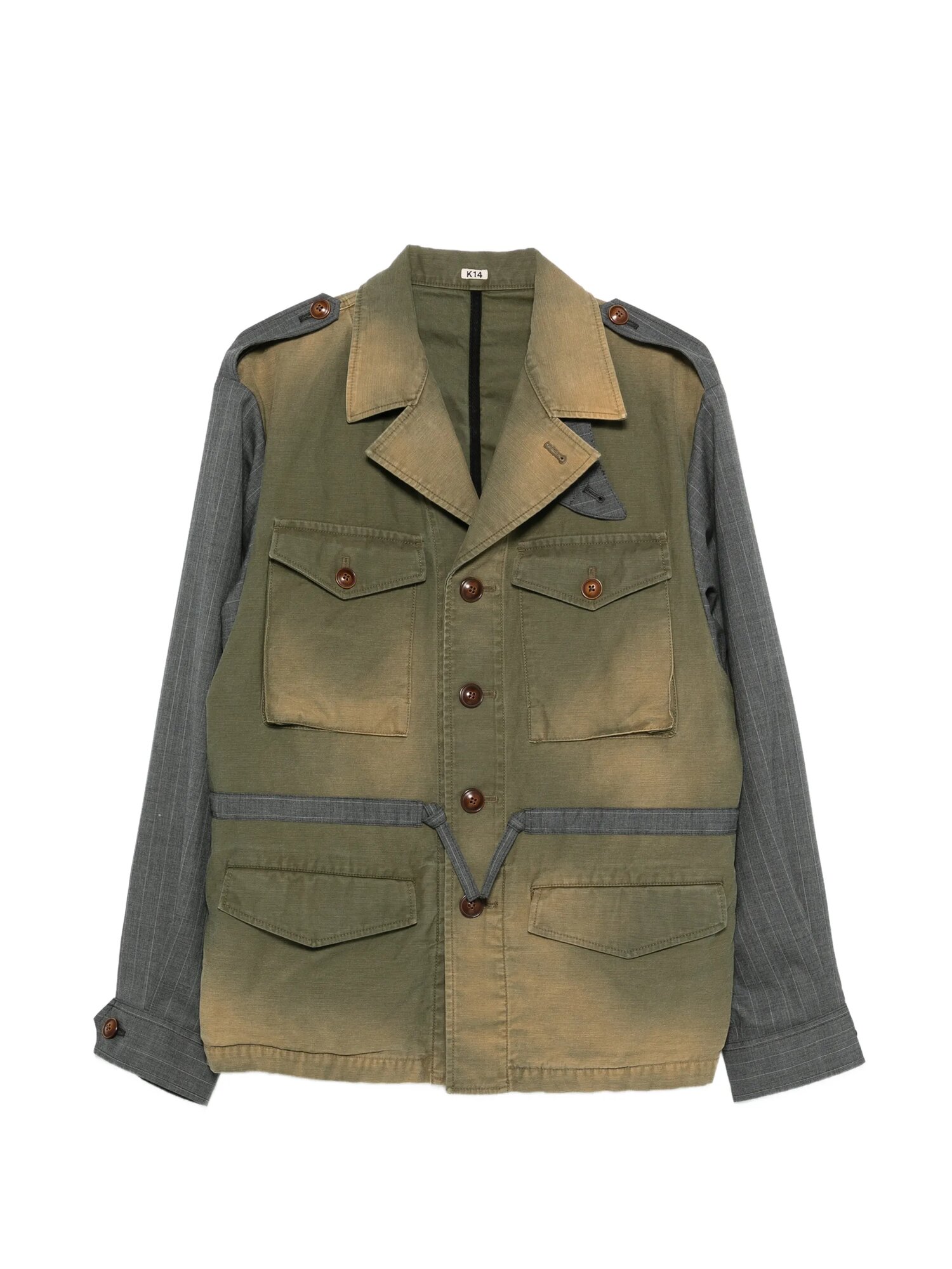 Куртка Pinstripe panelled jacket