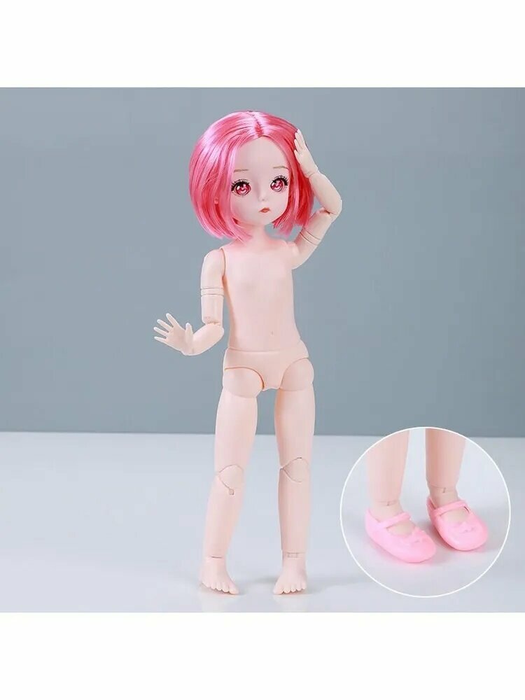 30 см BJD6 раздельное тело голая кукла