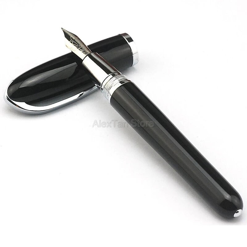 Перьевая ручка Duke Vivid черная иридиевое перо М