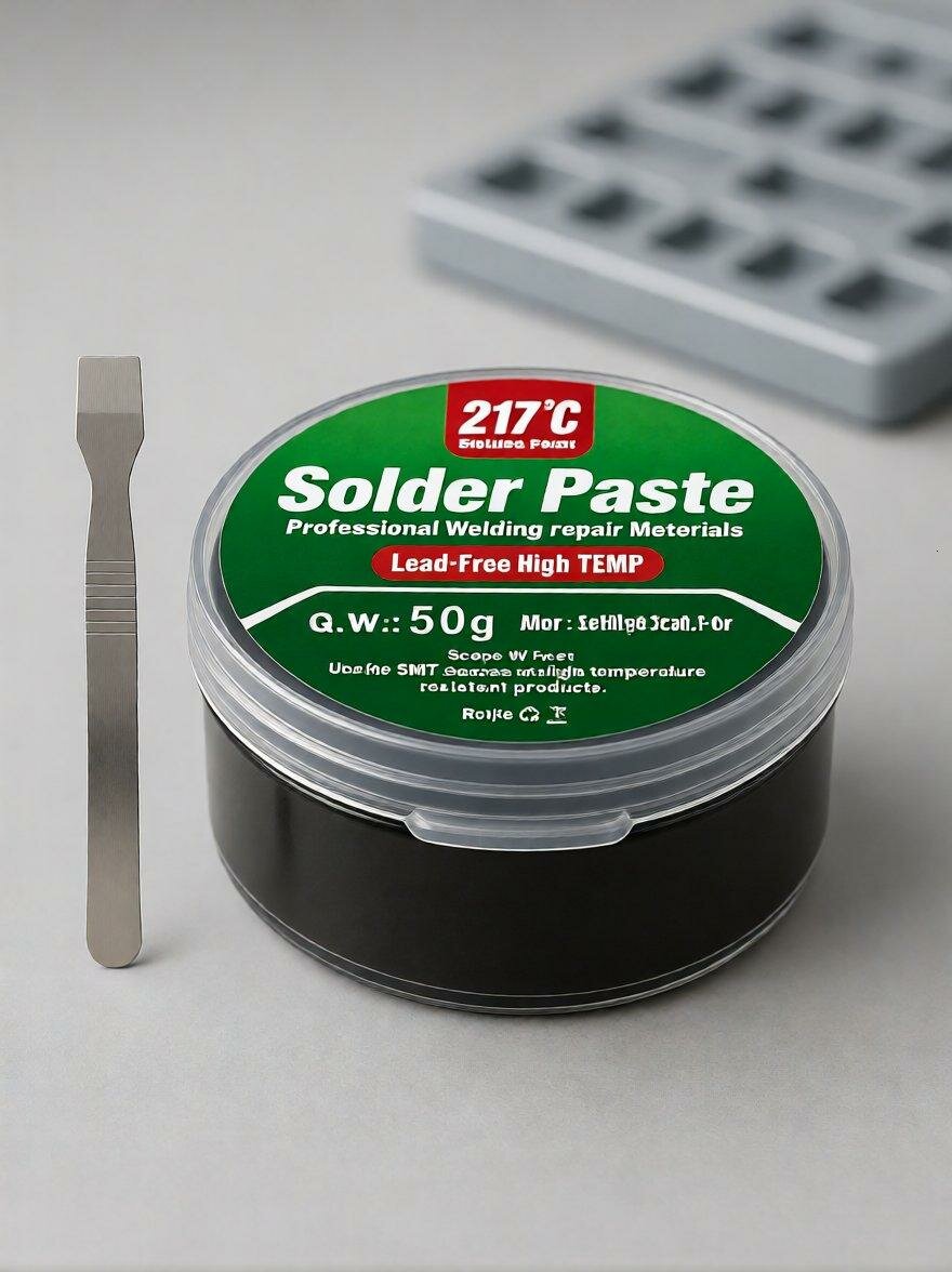 Сварочная паста-флюс 50 г/20 г/30 г, среднетемпературная, 50g - 217