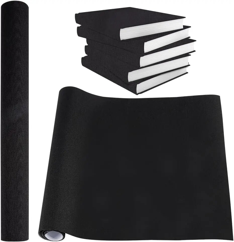 47x15,7 дюймов ткань для переплета книг льняная ткань для обложки книг поверхность ткань для переплета черная обивочная ткань для книги