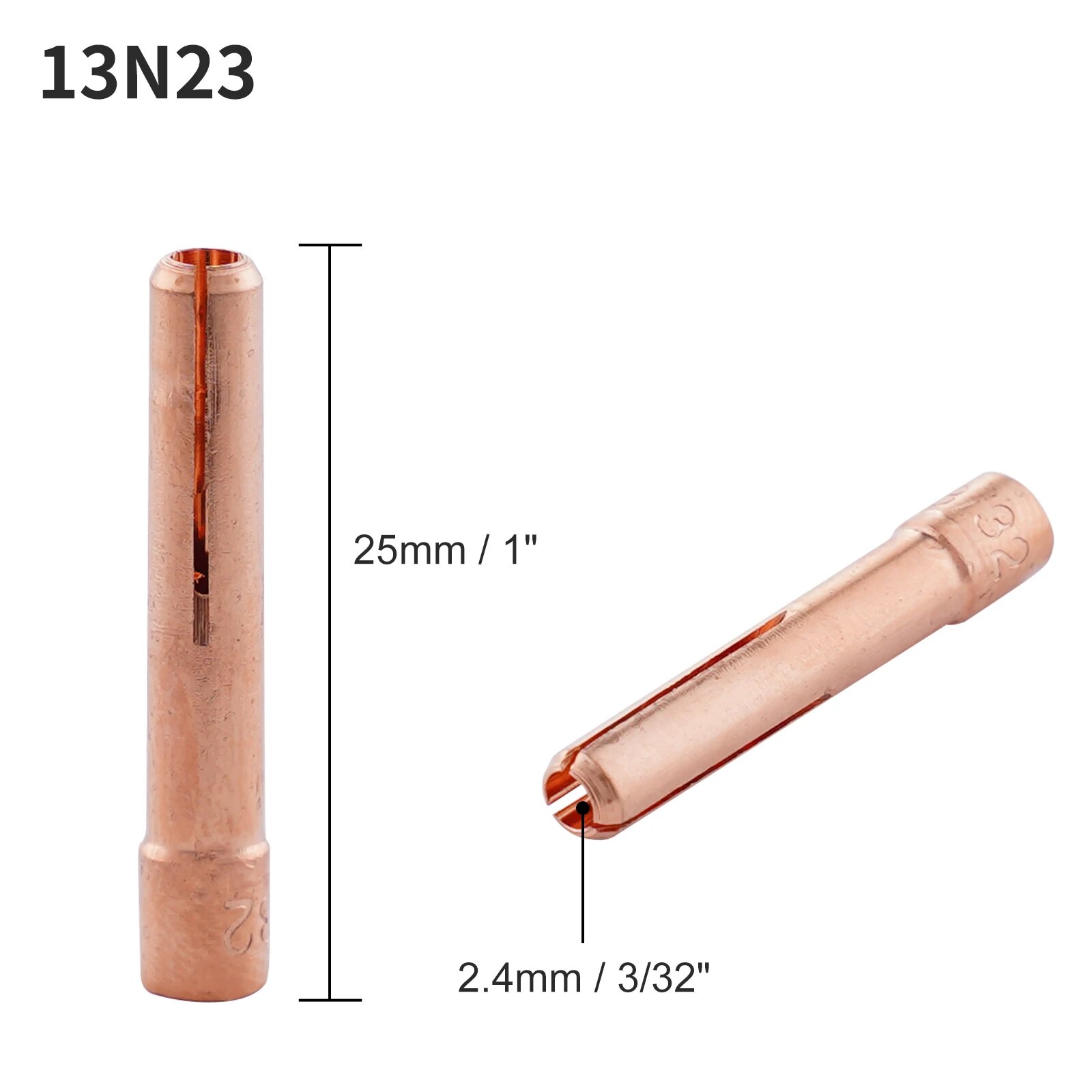 Цанга TIG 13N23 2.4mm, 10шт