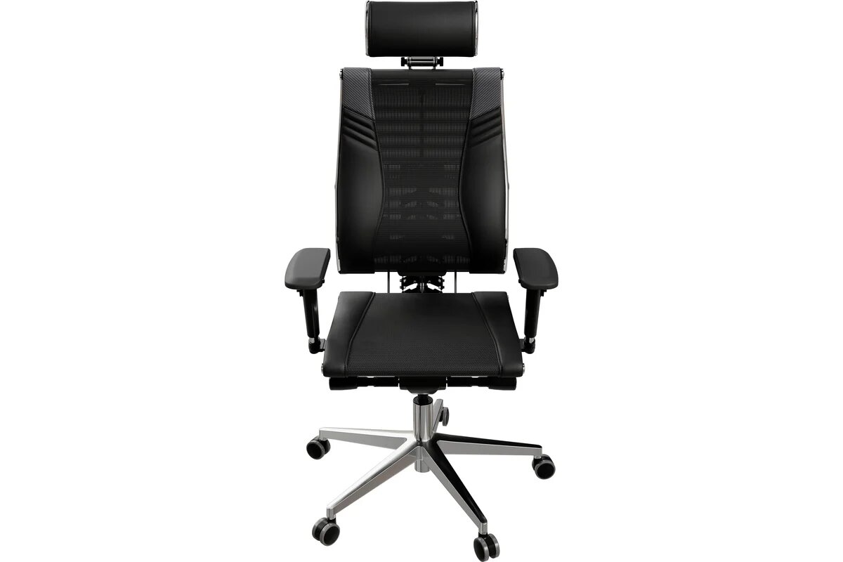 Кресло компьютерное Metta Y4DT B2-15D - YM93+Infinity+carbon черный, до 120 кг, мультиблок