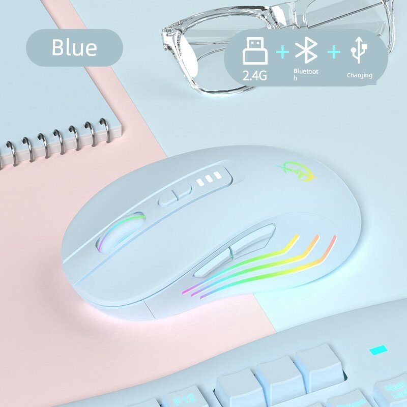 Беспроводная Bluetooth-мышь для ноутбуков Dell: G15, Inspiron 5000, G3, G5, G7 (для геймеров и девушек) Официальная