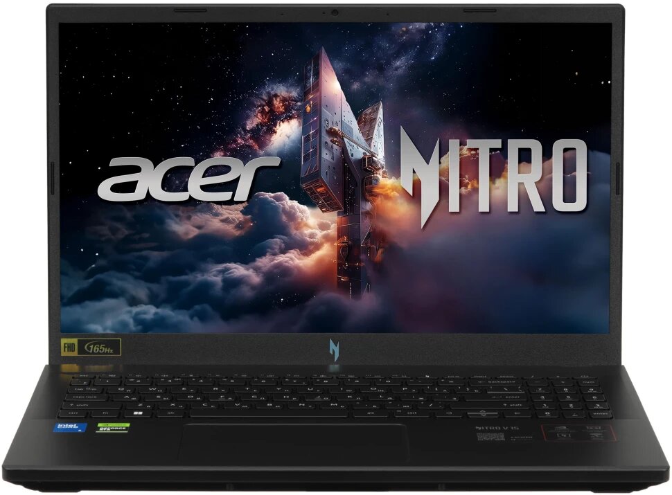 15.6" Ноутбук Acer Nitro V 15 ANV15-52-55H0, Intel Core 5 210H, DDR4-16ГБ, SSD-512ГБ, GeForce RTX 5050-8ГБ, без ОС