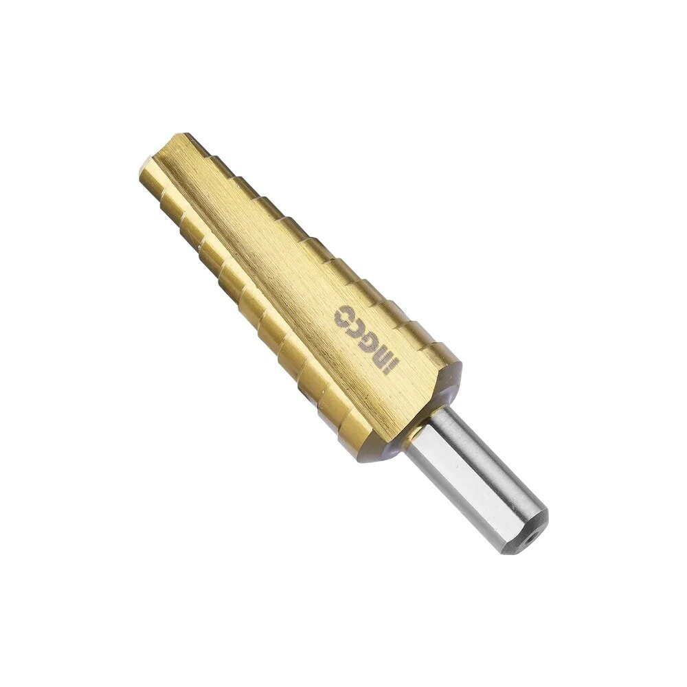 Ступенчатое сверло INGCO INDUSTRIAL AKSDS102033, HSS с прямой канавкой, хвостовик с тремя гранями, для металла