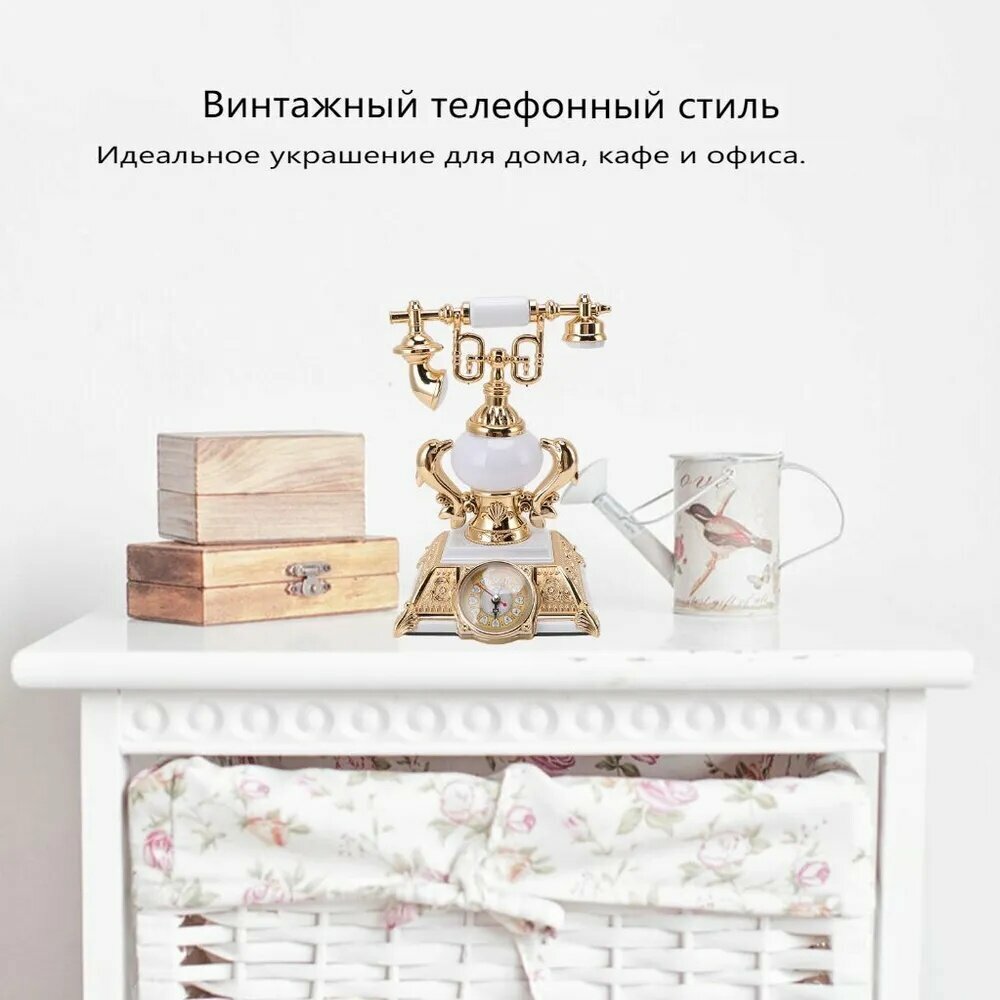 Настольная лампа-часы с имитацией телефона
