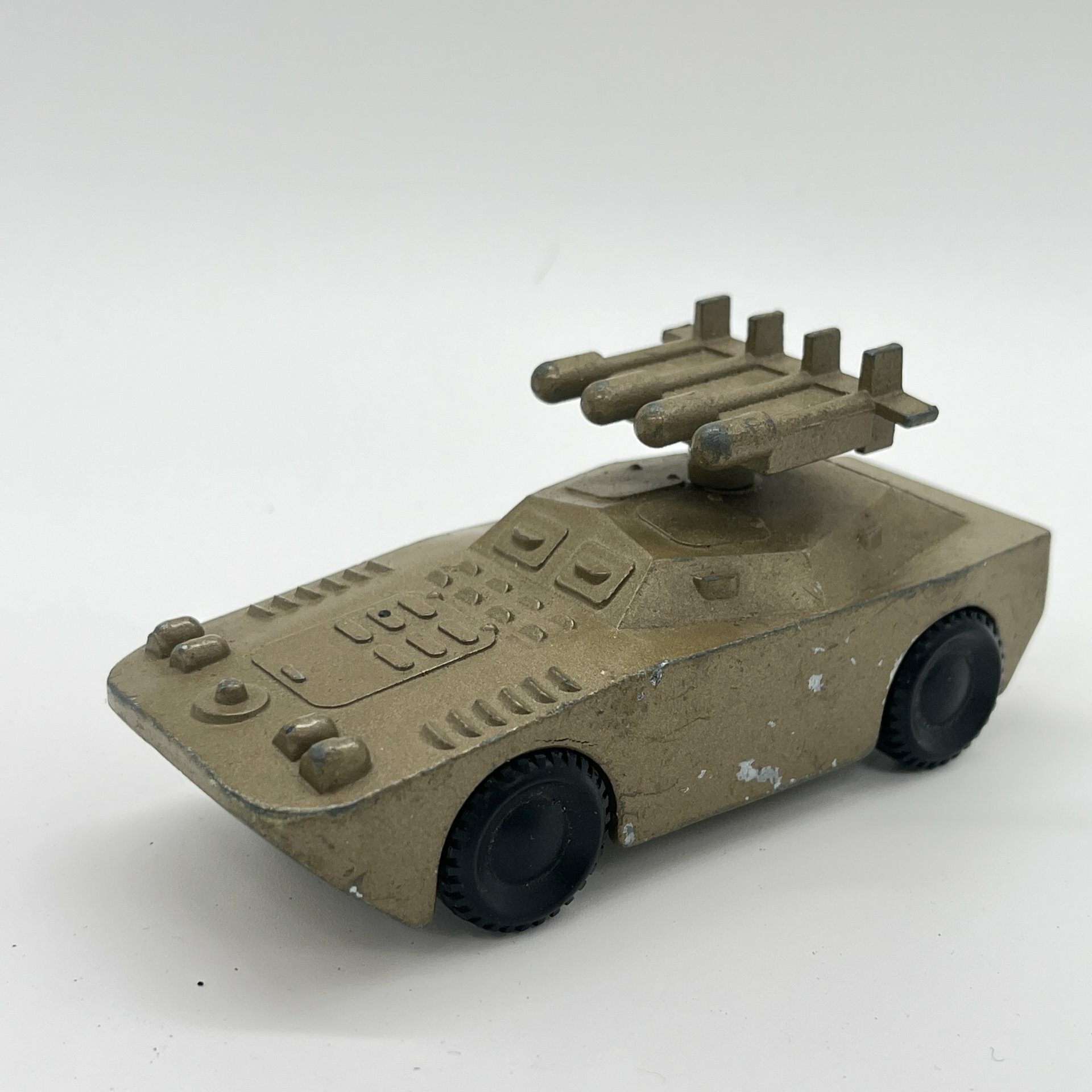 Масштабная модель "брдм с ракетной установкой", металл, пластик, СССР, 1970-1990 гг.