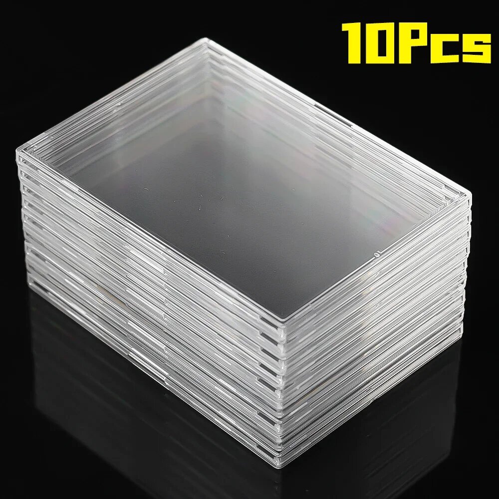 Прозрачный акриловый держатель для карт 10Pcs Case