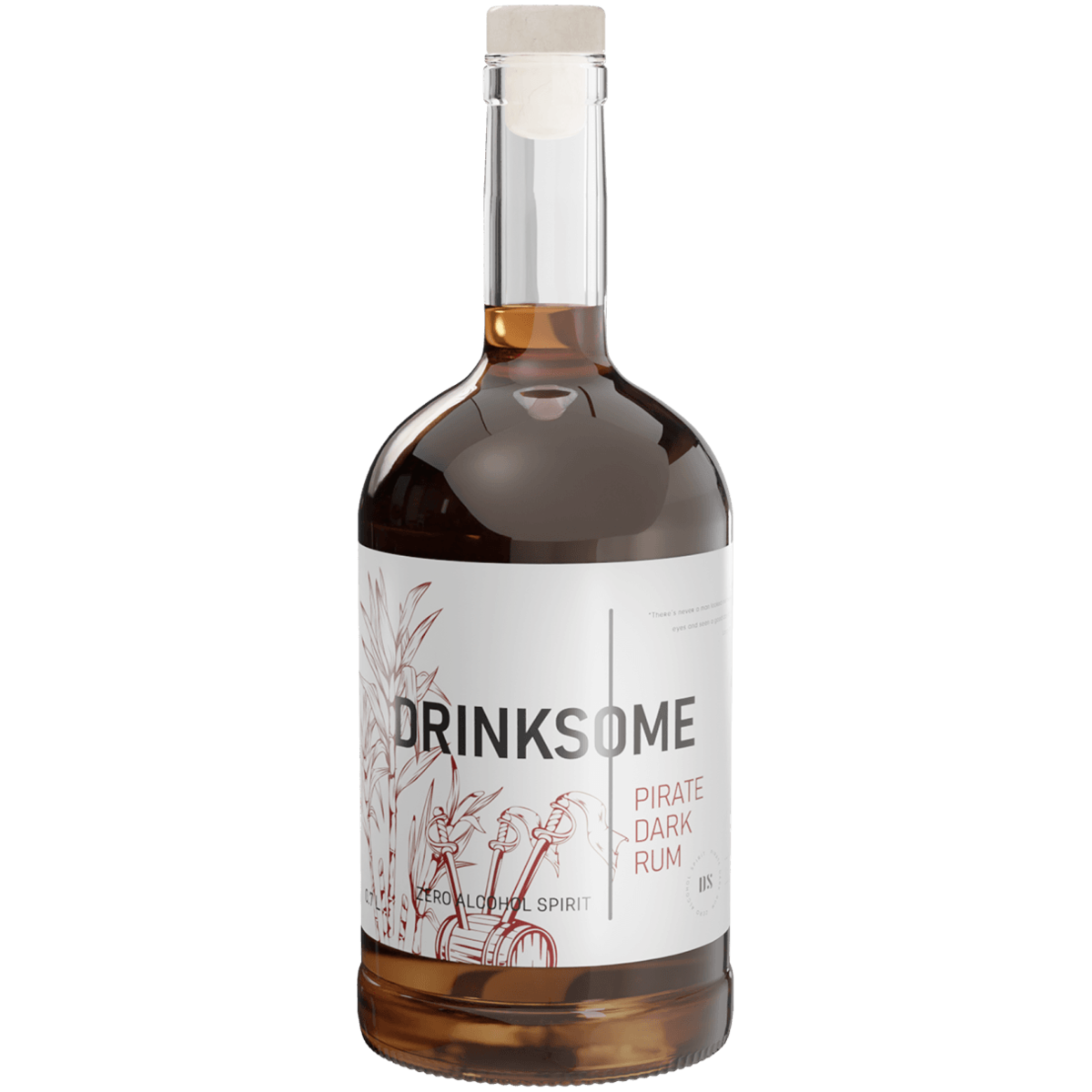 Напиток Drinksome Pirate Dark Rum Zero Alcohol 0,7 л