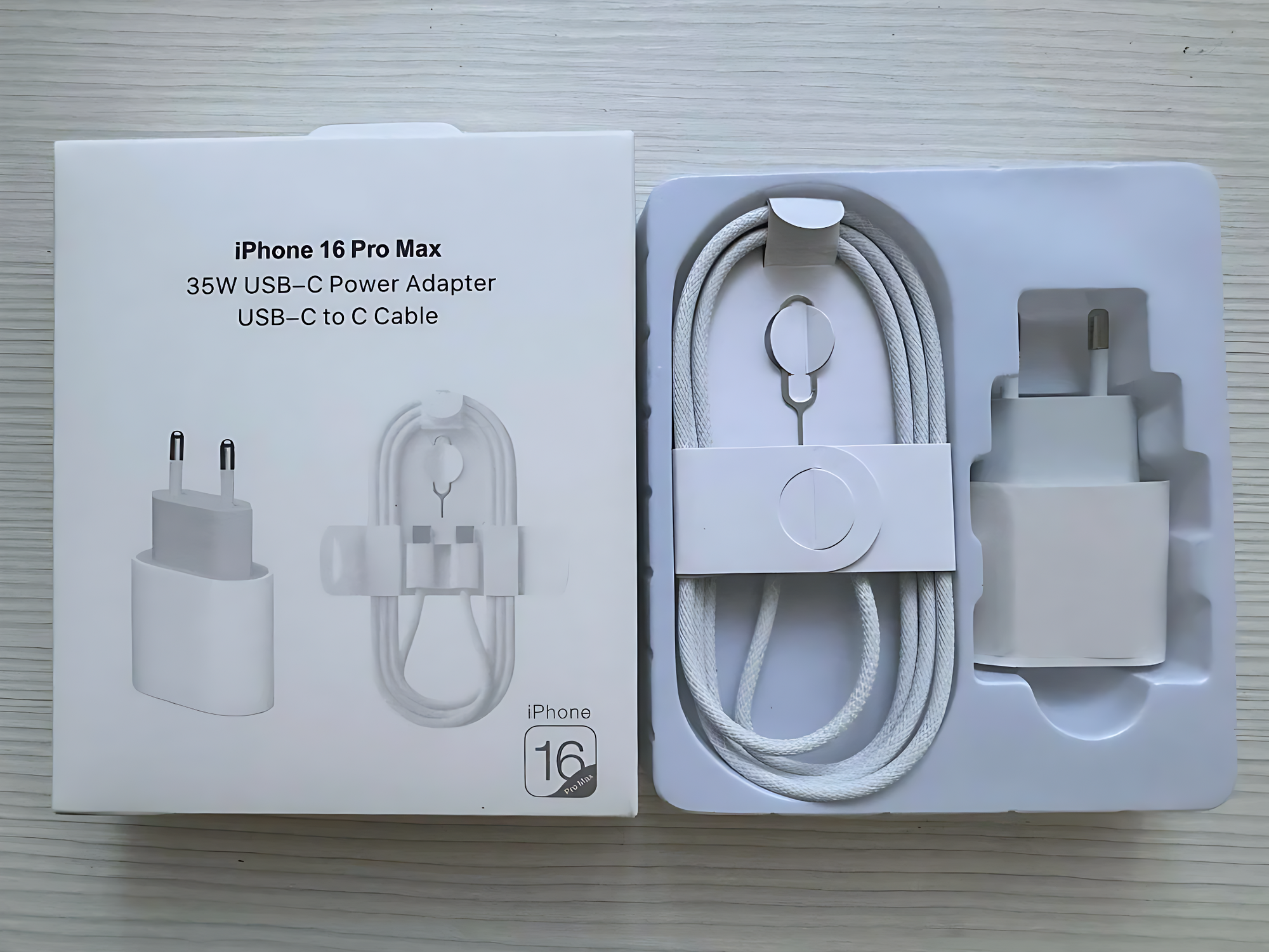 Зарядка для айфона, 35 W, с кабелем USB Type-C для iPhone/iPad/AirPods, быстрая зарядка