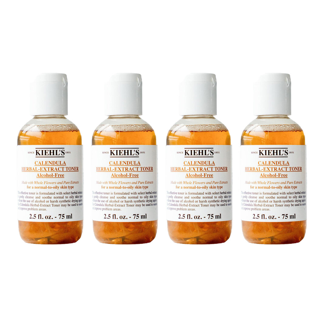 Тонер-лосьон унисекс Kiehl's Calendula, 75ml*4