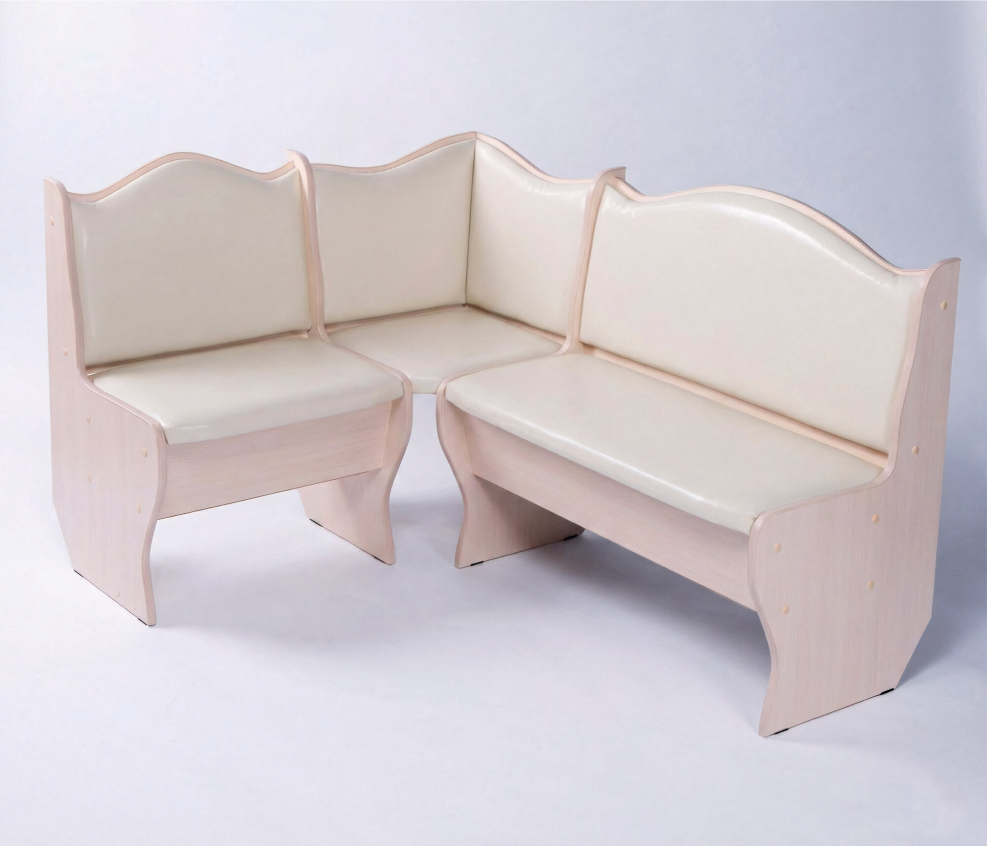 Диван угловой Алёнка-2 Дуб молочный/Кол120