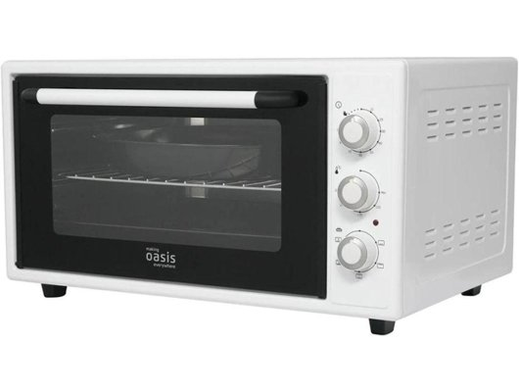 Мини-печь Oasis M-50CW1, белая, 5 режимов, конвекция, 1600 Вт