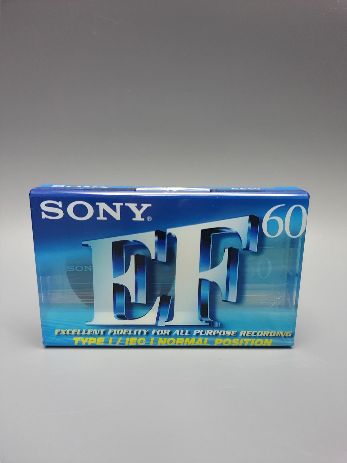 Аудиокассета SONY EF60 IEC I/TYPE I 2000г.