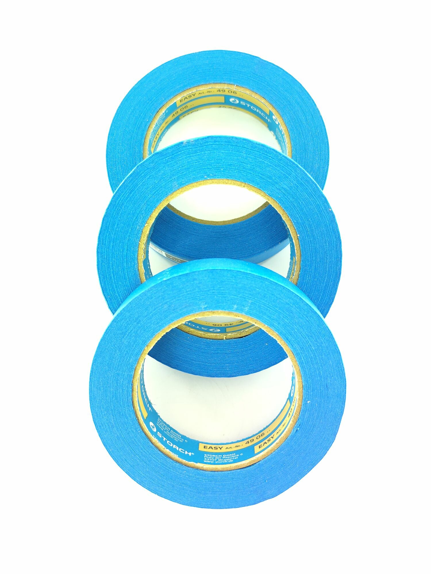 Лента крепированная синяя Storch MaskUp EasyStar UV 490625F (24мм*50м) упак (3 шт)