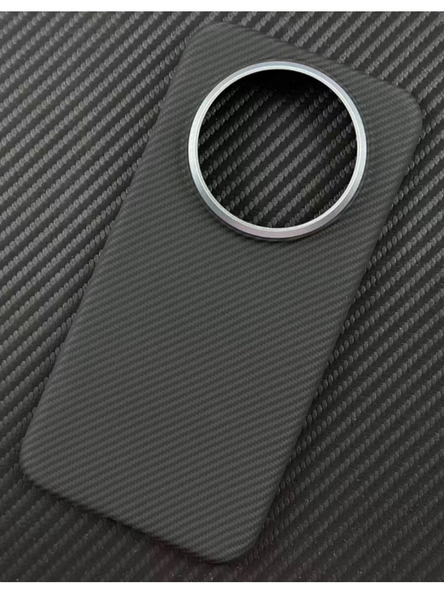 Карбоновый чехол Carbon Shield для Huawei Mate 80 Pro Max Metal Frame с Magsafe 600D