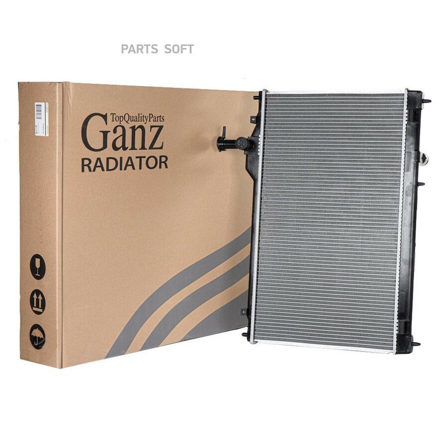 Радиатор основной от официального дистрибьютора, GANZ, артикул GIJ21227