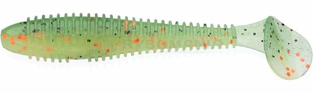Приманка силиконовая мягкая съедобная, виброхвост Keitech тонущий Swing Impact FAT 7.8" #EA05