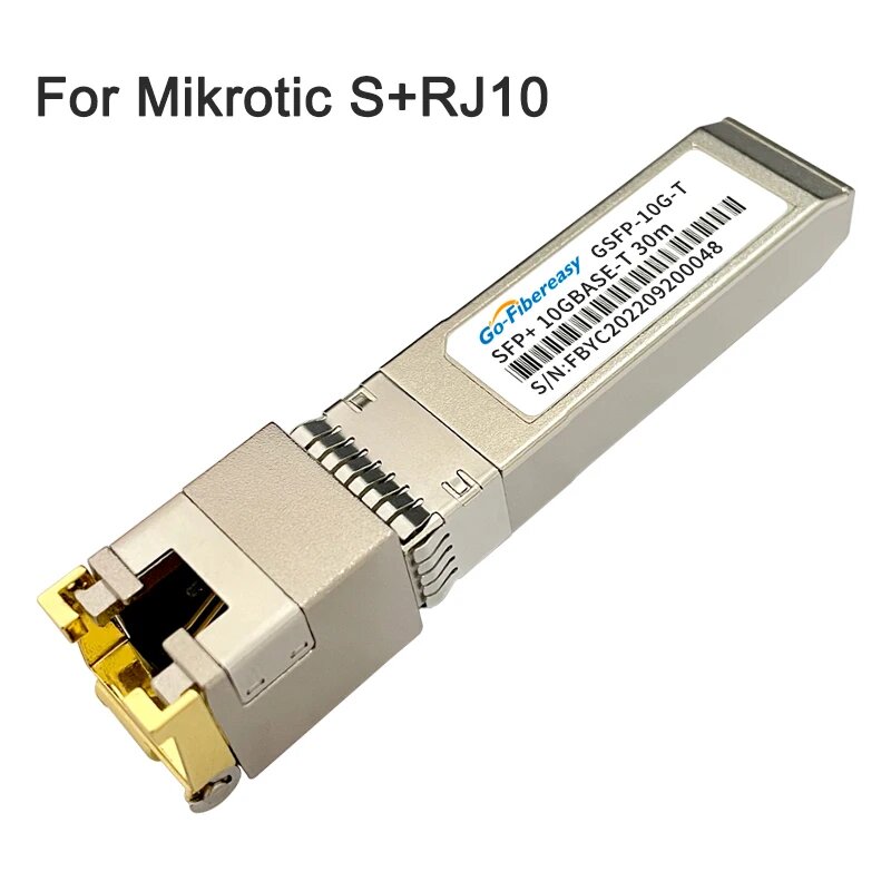 Go-Fibereasy GSFP-10G-T 10Gb SFP to RJ45 Модуль For Mikrotik