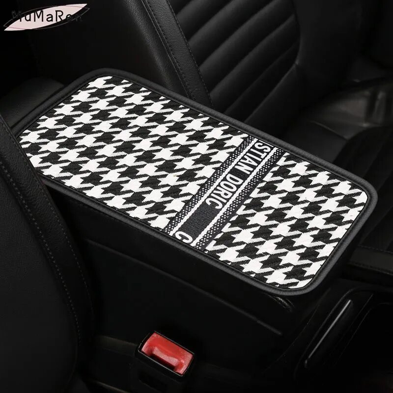 Кожаный чехол для подлокотника + кожа с эффектом памяти + чехол для автомобильного подлокотника в простом стиле 18339010