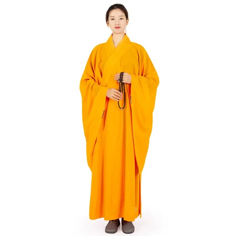 Желтый халат Haiqing для медитации, Gold, NO35, 144-146 см