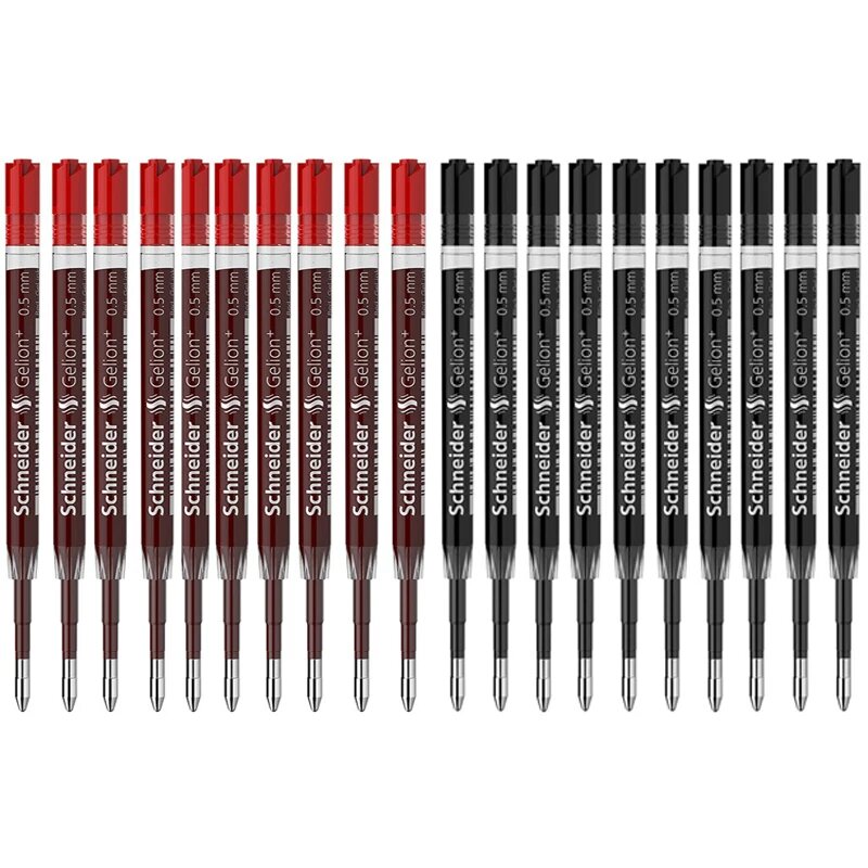 Стержни для ручек Schneider G2 Gelion 0,5 мм 10 Red10 Black